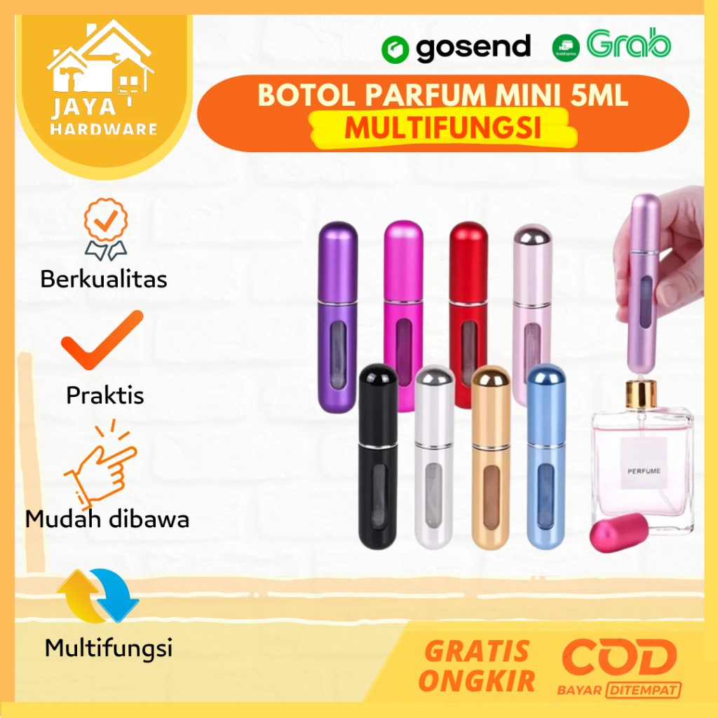 Jual Botol Refill / Refil Parfume / Parfum Mini Isi Ulang / Kosong 5ml ...