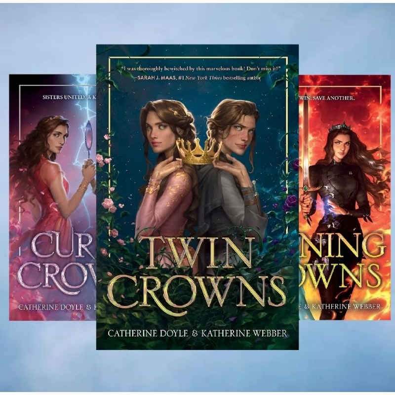 Jual Twin Crowns, Cursed Crowns, Burning Crowns by Katherine Webber ...