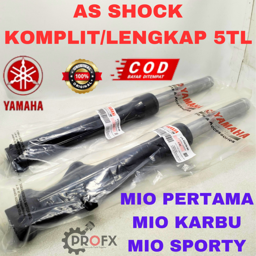 Jual AS SHOCK TABUNG KOMPLIT 5TL YAMAHA MIO KARBU MIO SPORTY KUALITAS ORIGINAL ASLI YGP SOK ...