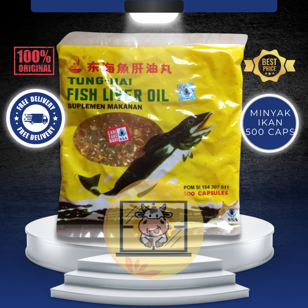 Jual TUNG HAI FISH LIVER OIL 500 TAB - Minyak Ikan Kucing Tung Hai ...