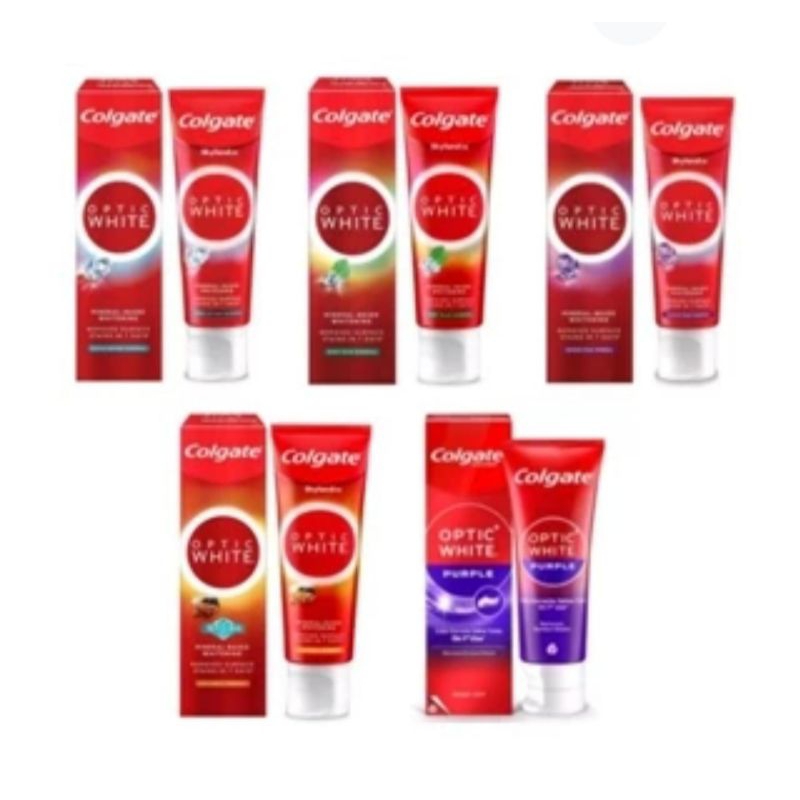 Jual Colgate Optic Flouride Toothpaste Pasta Gigi Pencerah Purple ...