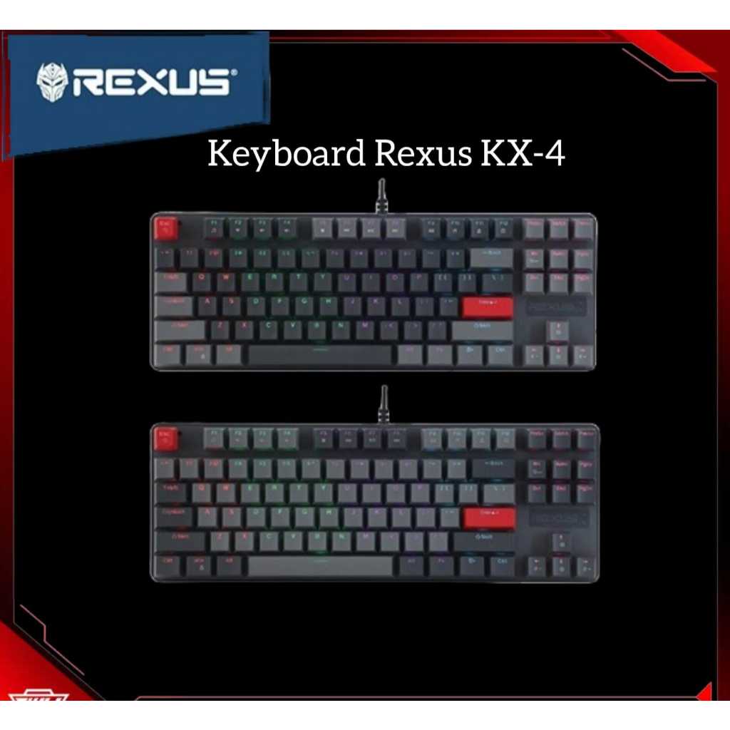 Jual Rexus Keyboard Gaming Heroic KX4 | Shopee Indonesia