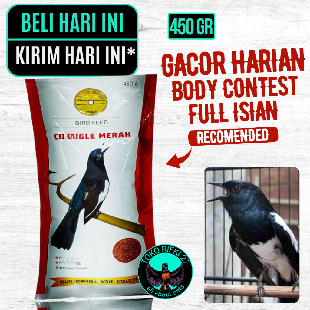 Jual PAKAN HARIAN LOMBA PUR VOER GOLD COIN CRUMBLE UNTUK BURUNG MURAI ...