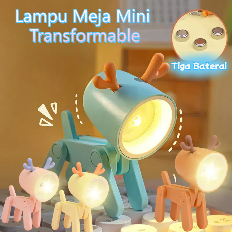 Jual 【Ready】Lampu Meja Mini Transformable Lampu Tidur LED Viral Dapat ...