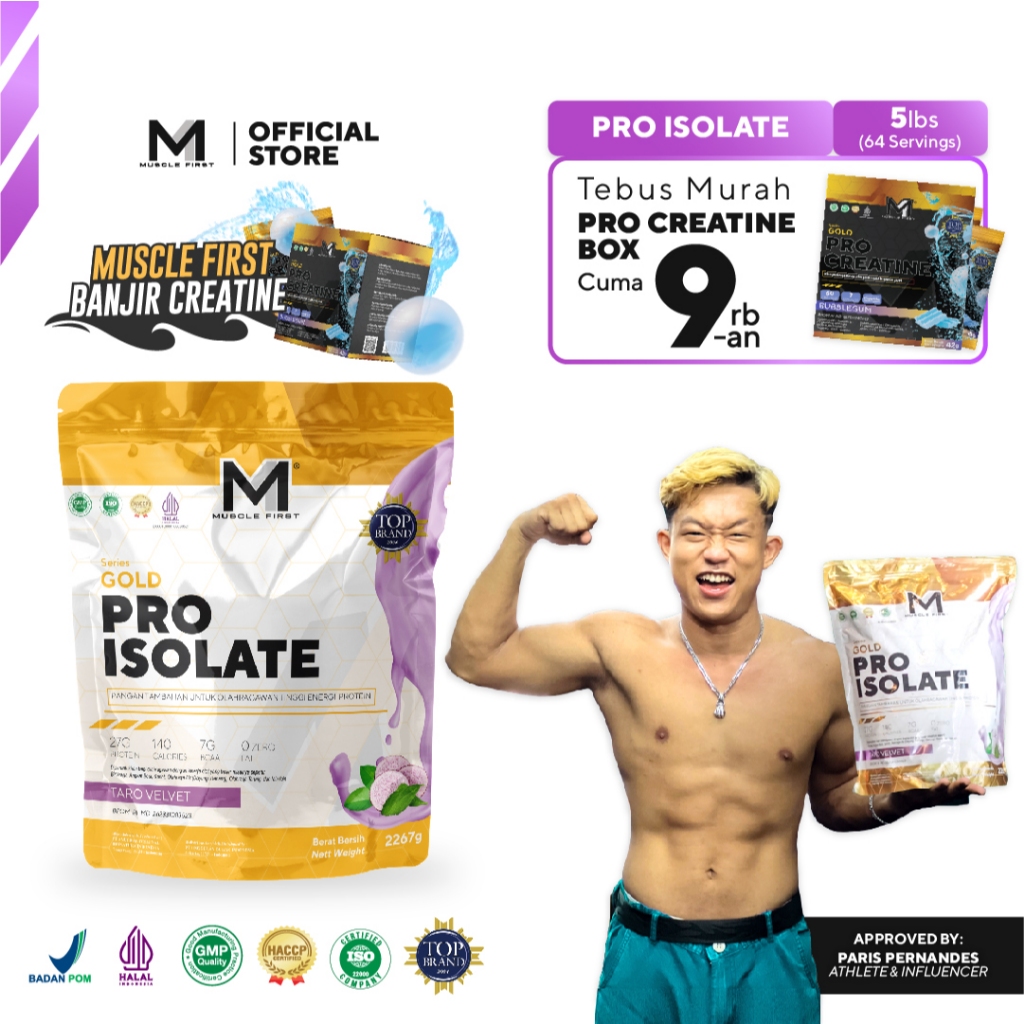 Jual MUSCLE FIRST Pro Isolate 5lbs/2267gr - Whey Protein Suplemen ...