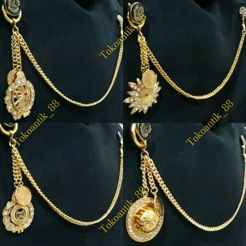 Jual Pin Bros Rantai Jas Beskap Busana jawa Logo keraton Surakarta ...