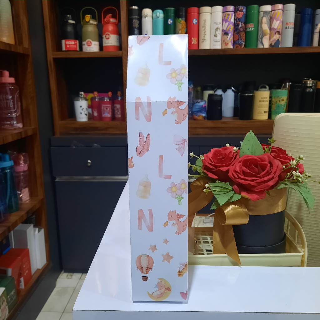 Jual BOX DUS CUSTOM KEMASAN BOTOL MINUM TUMBLER BOX BOTOL SOUVENIR BOX ...