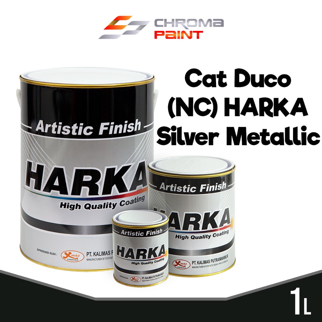Jual Cat NC Harka Paint Silver Metallic - Cat Duco Mobil/ Motor/ Kayu ...