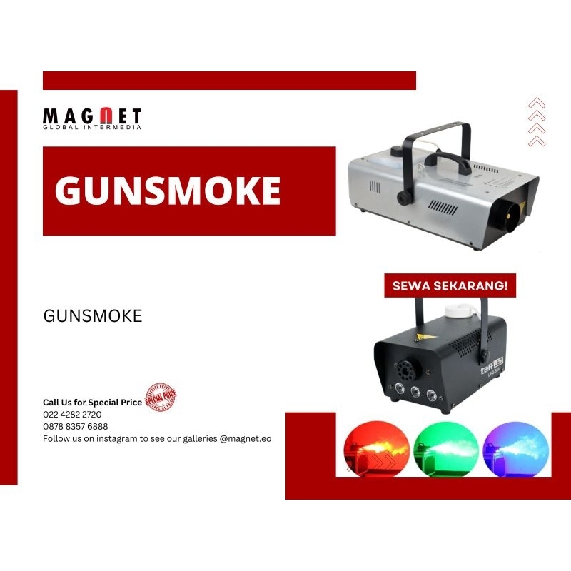 Jual MESIN ASAP / SMOKE GUN FOG MACHINE REMOTE CONTROL | Shopee Indonesia