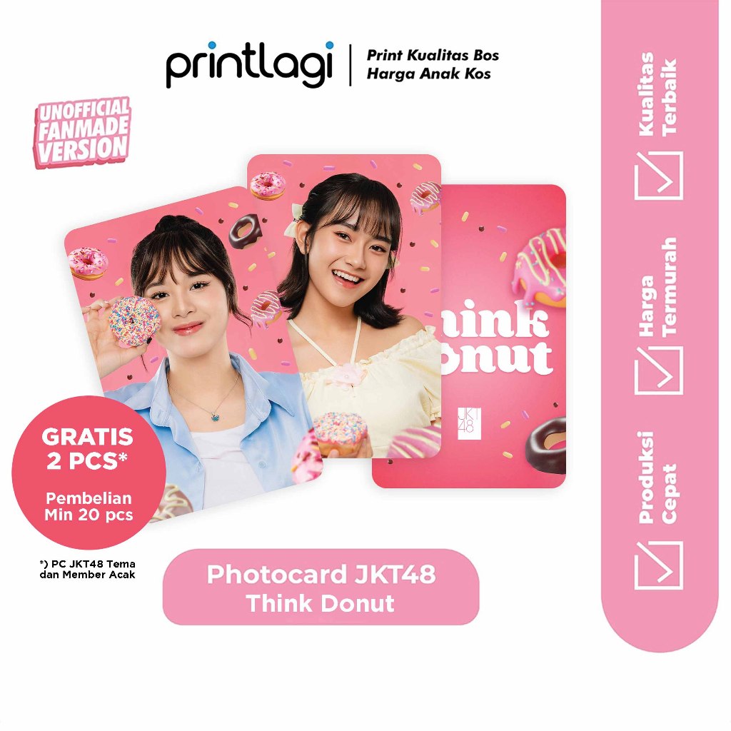 Jual Photocard JKT48 - Think Donut - Unofficial Fanmade - PC JKT48 - Dapet Plastik Inner Sleeve ...
