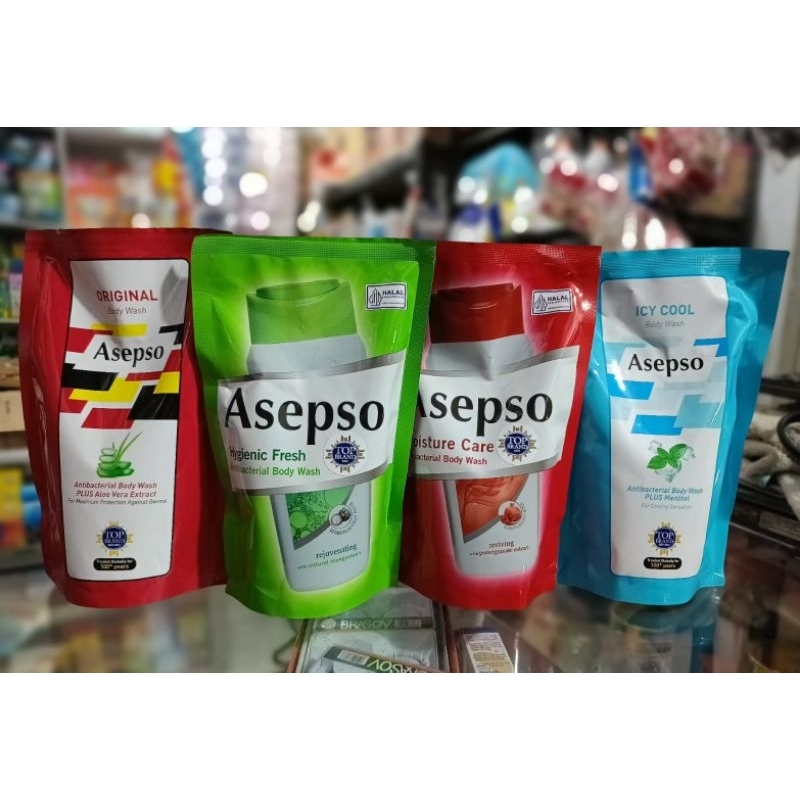 Jual Asepso BodyWash Refill 450ml | Sabun Cair Asepso | Sabun Asepso Refill I Sabun Asepso Cair ...