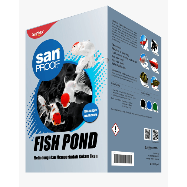 Jual Sanlex SANPROOF Fish Pond Cat Kolam Ikan 10 Kg | Shopee Indonesia