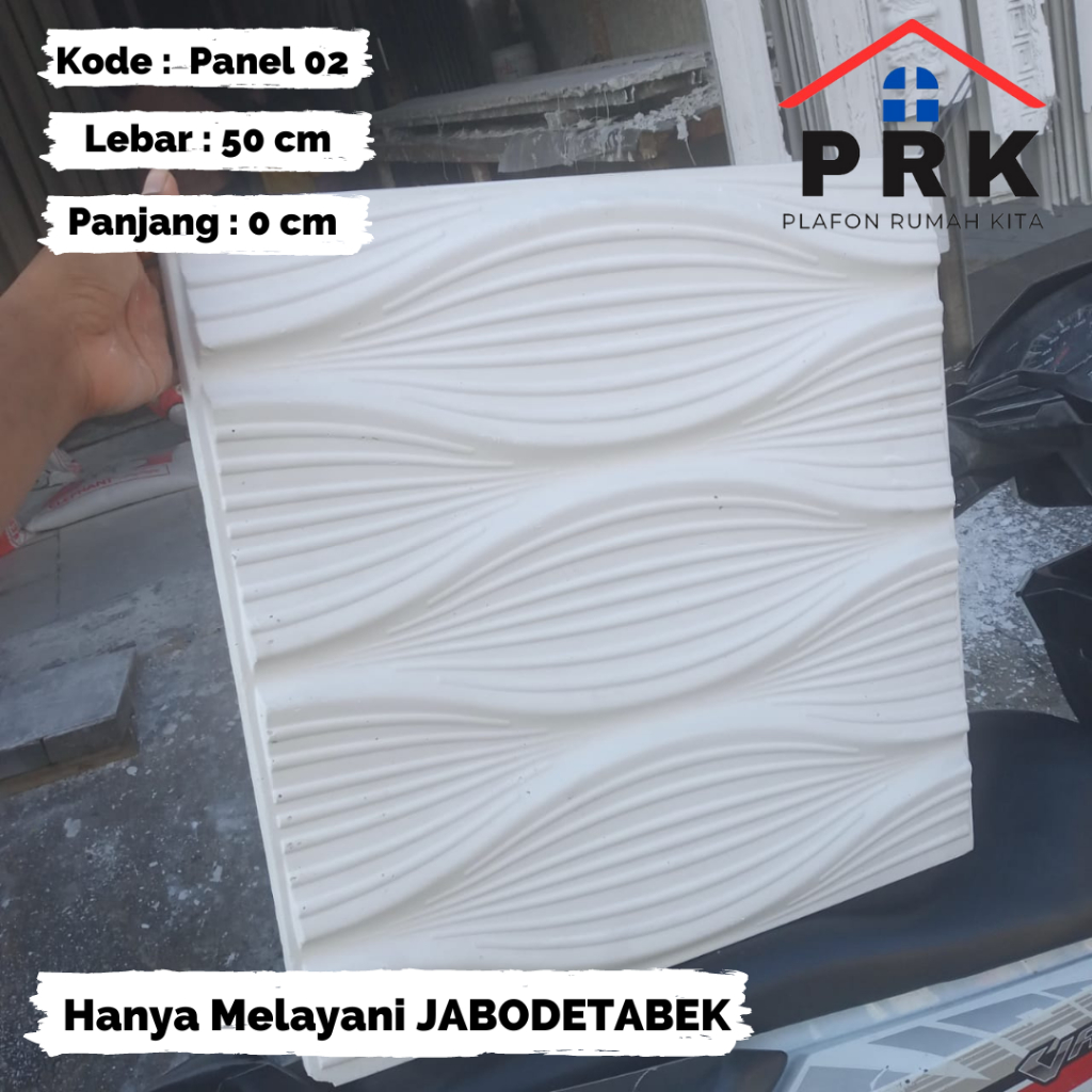 Jual 02 WallPanel 3D Gypsum 50x50 CM | WallPaper Dinding Dekorasi ...