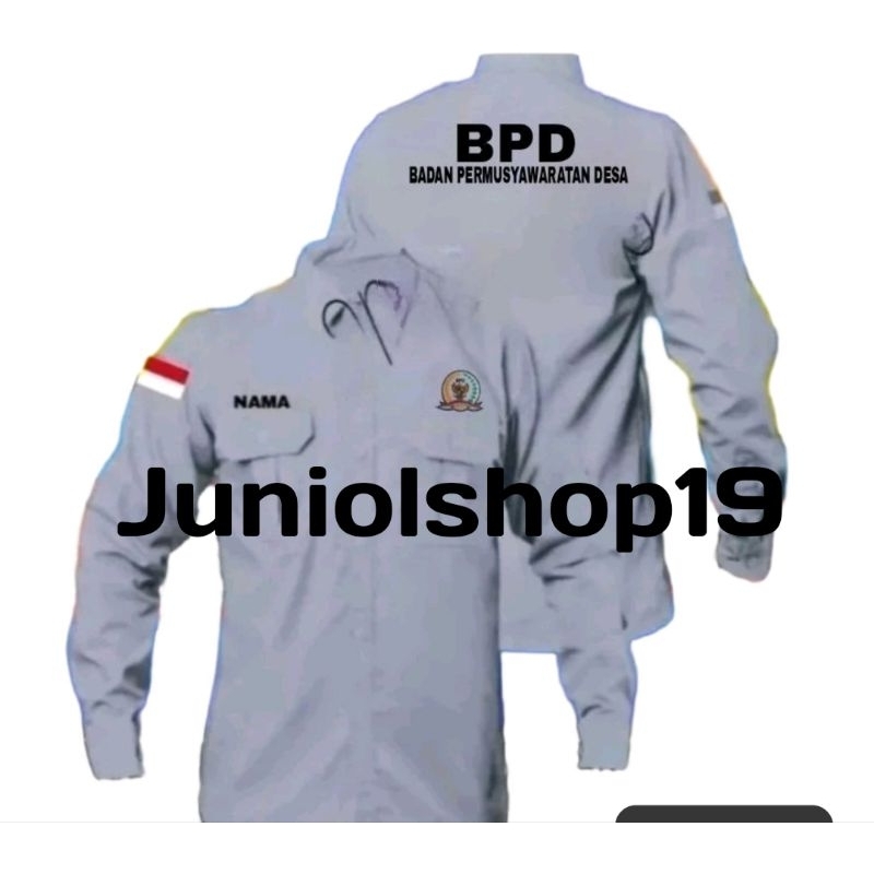 Jual panjang big size Kemeja BPD baju BPD seragam BPD Pdh BPD kemeja ...