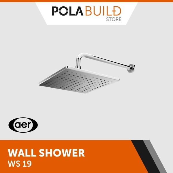 Jual Pola Build - Wall Shower Tanam Tembok - Shower Kepala Kotak Minimalis AER WS 19 | Shopee ...