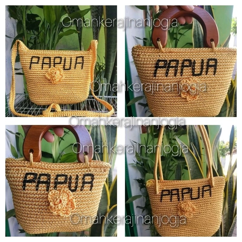 Jual tas papua , noken , tas rajut , tas papua , noken papua | Shopee ...