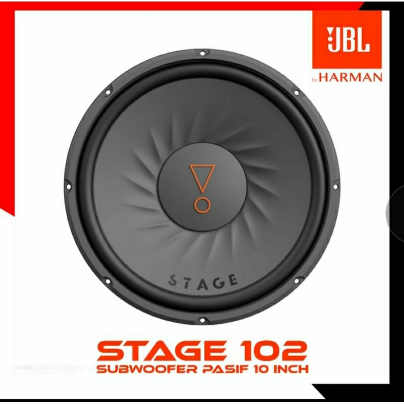 Jual subwoofer BASS JBL STAGE 102 Ukuran 10 inch single coil 4 ohm ...