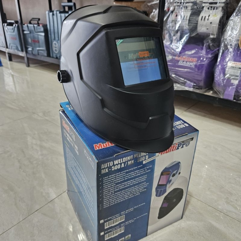 Jual Helm Kedok Las Otomatis MultiPro MX-500A Auto Welding Helmet Putra ...