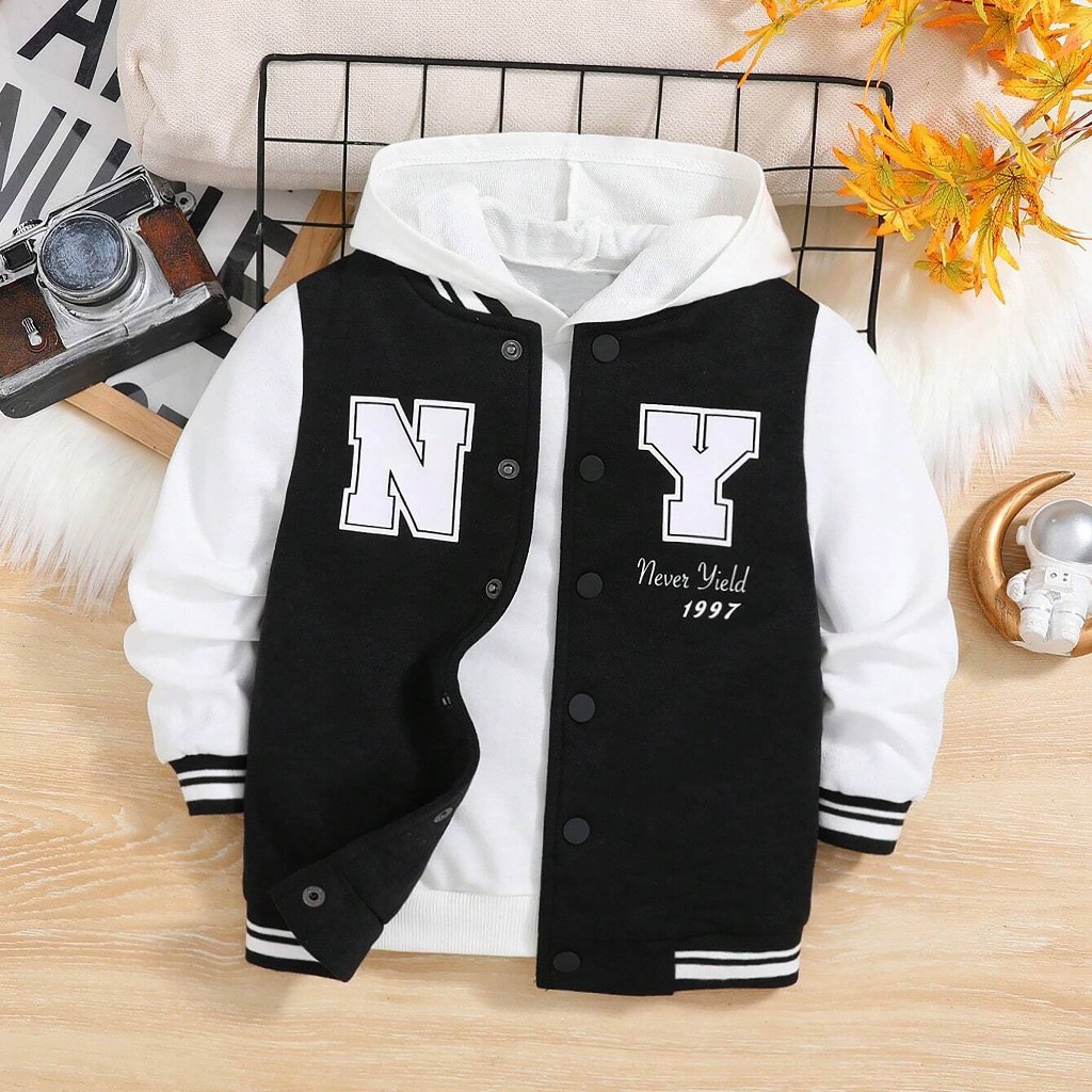 Jual Jaket Premium Bomber Varsity Anak Cowok Cewek Unisex Model ...