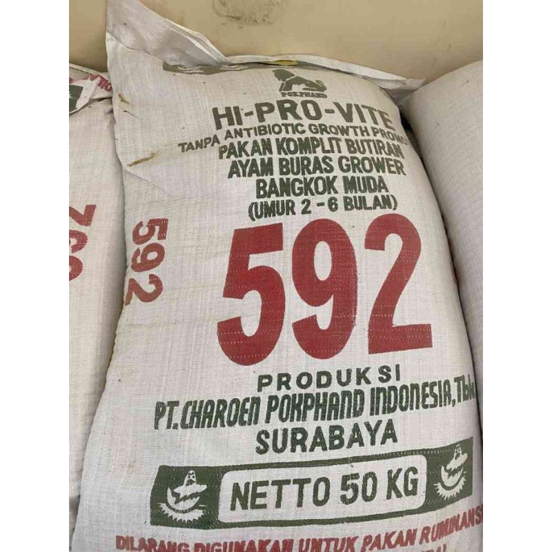 Jual Pakan Ayam 592 Bangkok Muda Pur Ayam 592 10 Kg | Shopee Indonesia
