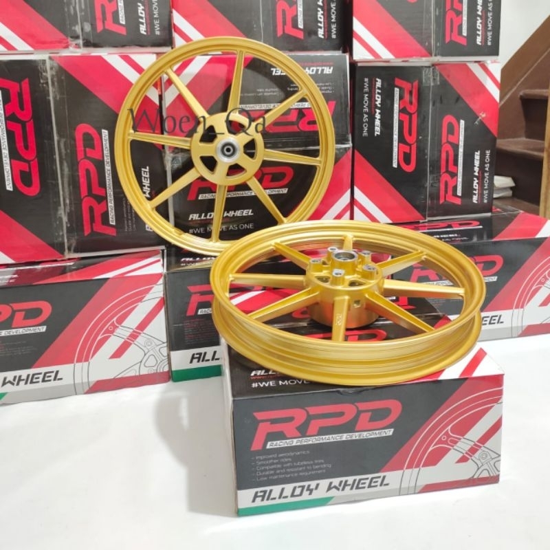 Jual velg RPD velg mx king 150 f-160x17/185x17 alloy wheel | Shopee ...