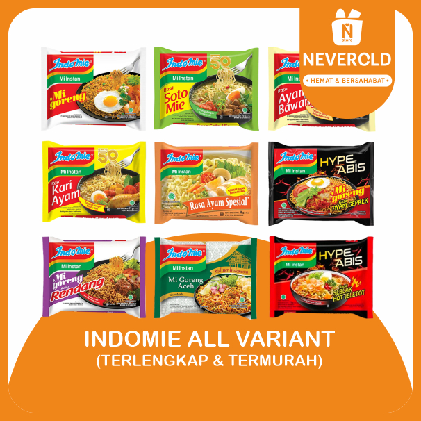 Jual INDOMIE SATUAN ALL VARIAN SEMUA RASA | Shopee Indonesia