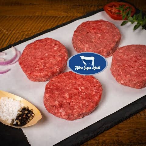 Jual Daging Burger Wagyu Sapi / Beef patty wagyu @1kg | Shopee Indonesia