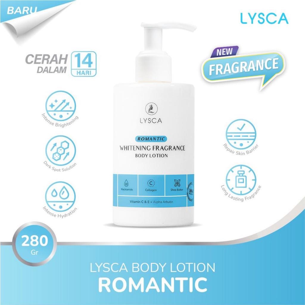 Jual LYSCA Romantic Whitening Fragrance Body Lotion 280gr Habiskan Stok ...