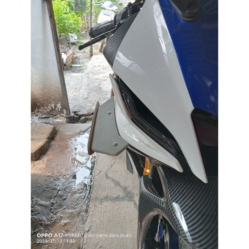 Jual winglet samping r15 v4 model downforce winglet R15 v4 Aero fairing ...