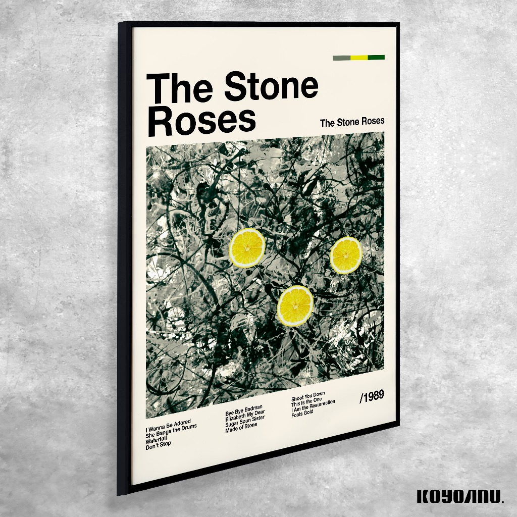 Jual Poster Frame THE STONE ROSES | Poster Frameblock | Shopee Indonesia