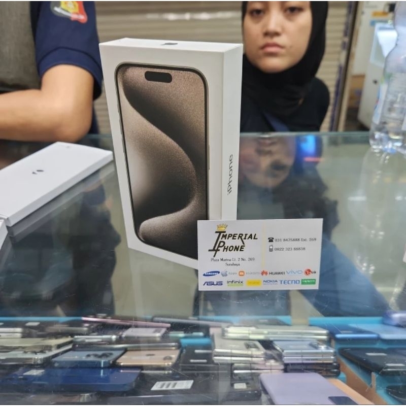Jual iphone 15 pro 128 resmi new aktivasi | Shopee Indonesia