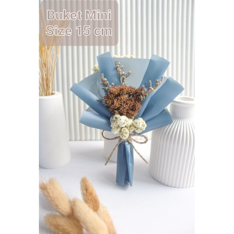 Jual BUKET MINI DRIED FLOWER / BUNGA KERING / BUKET EDELWEIS / BUKET ...