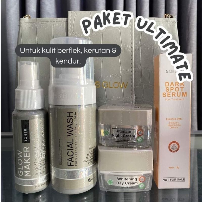 Jual MS GLOW PAKET ULTIMATE ISI 5 NEW ORIGINAL/PAKET ULTIMATE MS GLOW ...