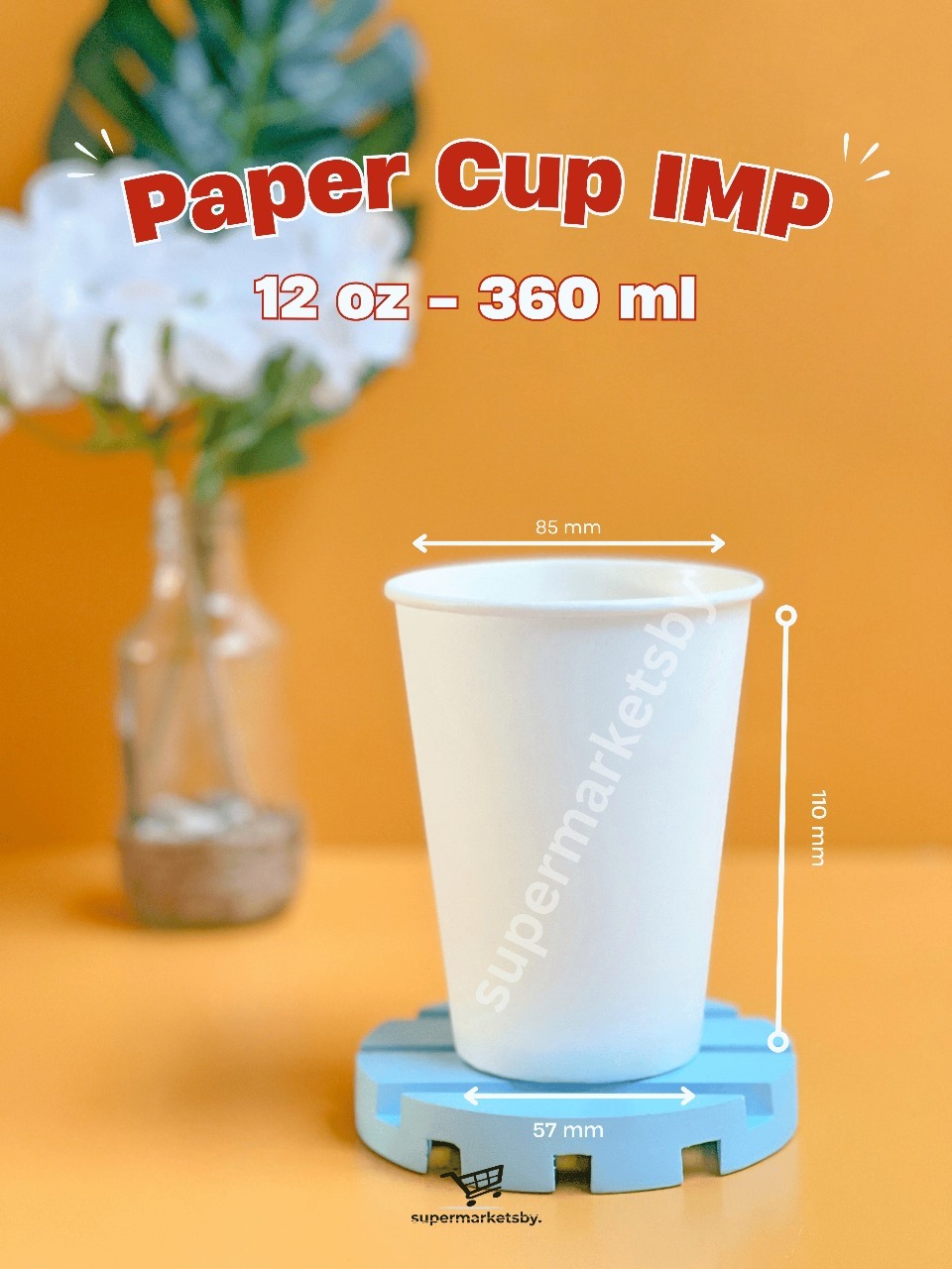Jual Gelas Kertas IMP 12 oz 360 ml / Paper Cup 12 oz 360 ml | Shopee Indonesia
