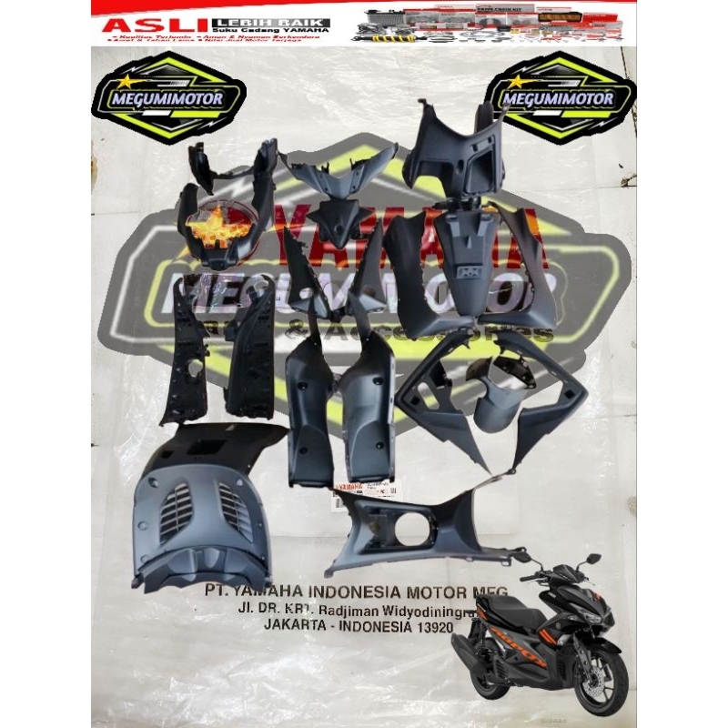 Jual FULL BODY KASAR SET YAMAHA AEROX 155 OLD (19pcs) ORIGINAL YAMAHA ...