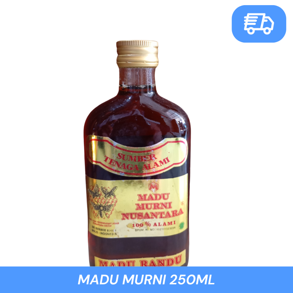 Jual MADU MURNI 250 ML - ORIGINAL - MADU ASLI - MADU TANPA ROYAL JELLY ...