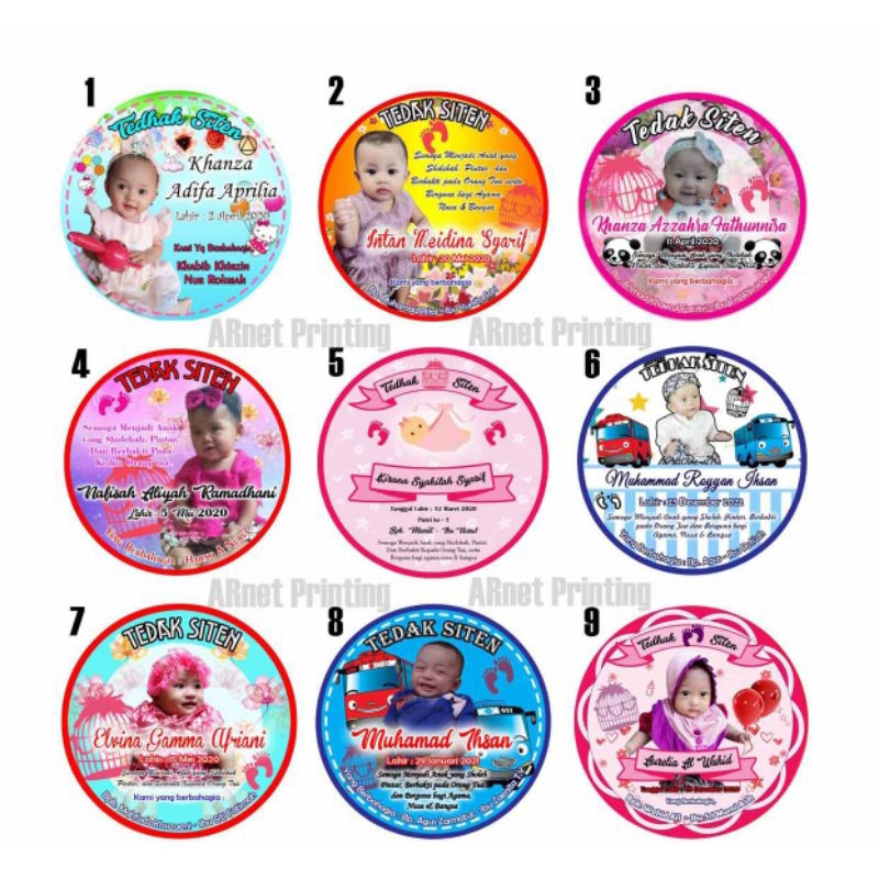 Jual Stiker tedak siten / stiker dundunan | Shopee Indonesia