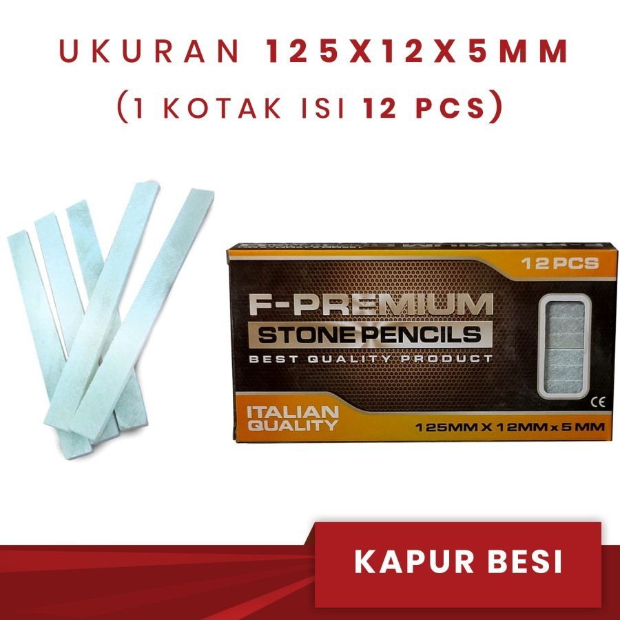 Jual KAPUR BESI / STONE PENCIL / KAPUR BESI ISI 12 PCS / KAPUR BESI ...