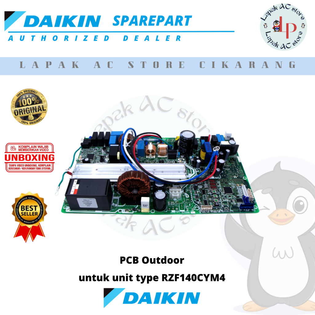 Jual Modul Outdoor / PCB Inverter AC DAIKIN Thailand 6 PK RZF140CYM4 ...
