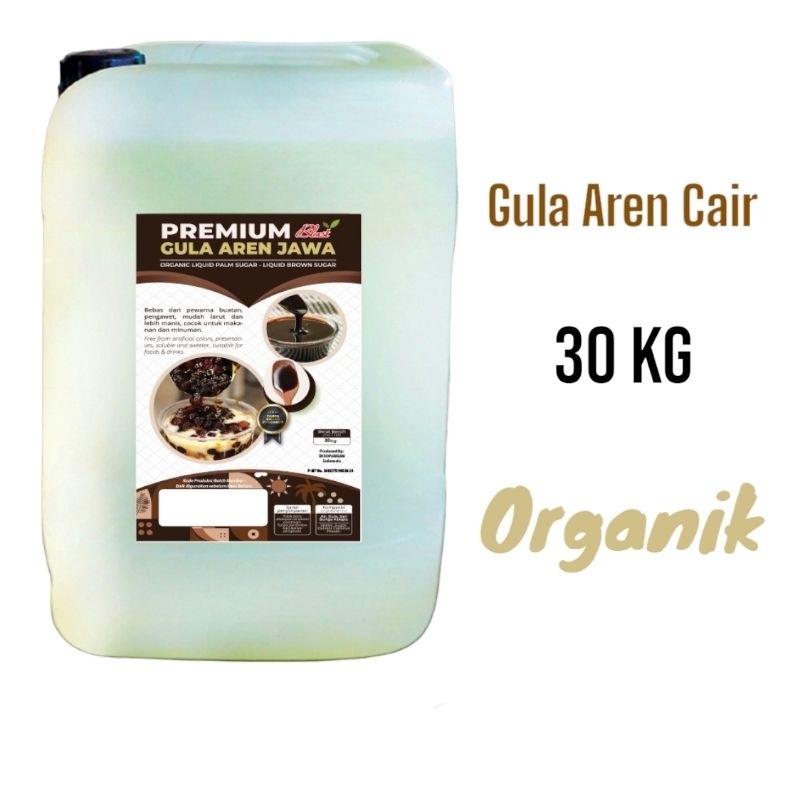 Jual Brown Sugar LIQUID - Gula AREN Cair - Gula AREN Jawa Kemasan 30 KG ...