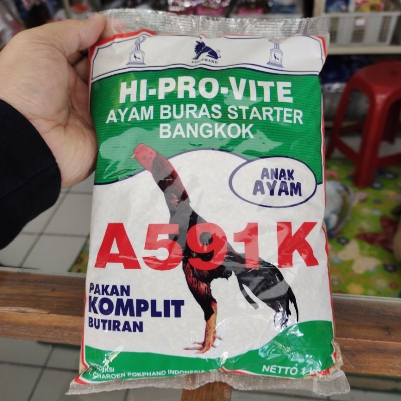 Jual Pakan Anak Ayam Bangkok 591 A591K Hi-Pro-Vite | Shopee Indonesia