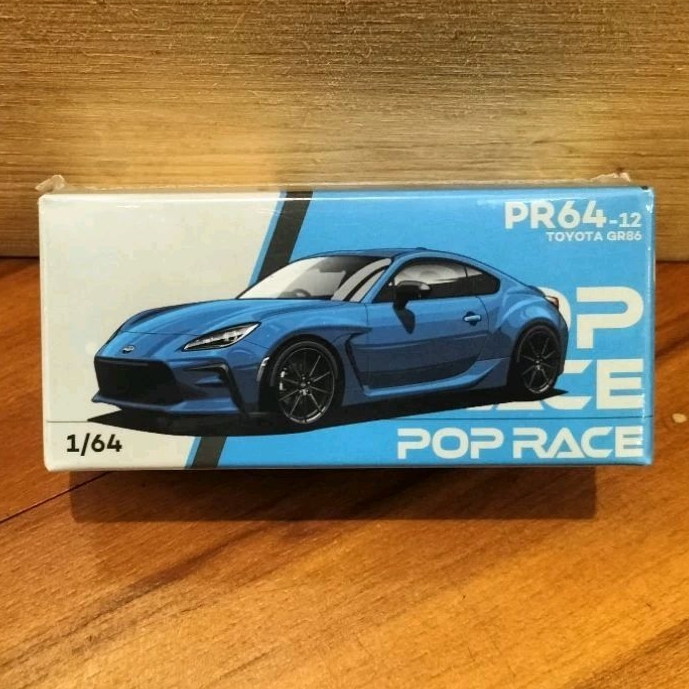 Jual POP RACE 1/64 TOYOTA GR86 NEPTUNE BLUE POPRACE | Shopee Indonesia