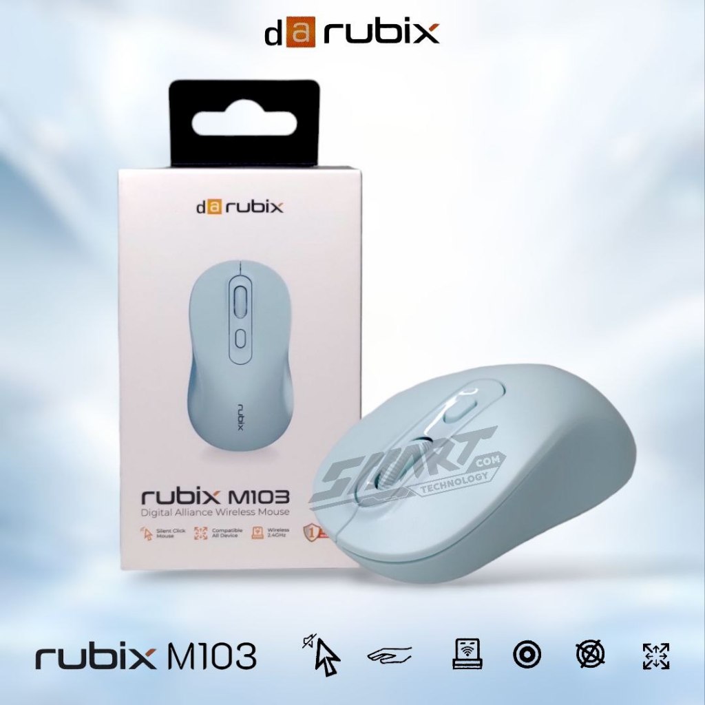 Jual Mouse Office Digital Alliance Rubix M103 - Mouse Wireless | Shopee ...