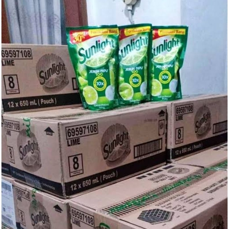 Jual sunlight 650ml 1 dus (12pcs) | Shopee Indonesia