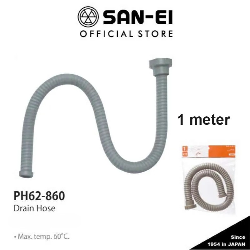 Jual San-Ei Selang pembuangan bak cuci piring 1 m Drain hose PH 62-860 | Shopee Indonesia