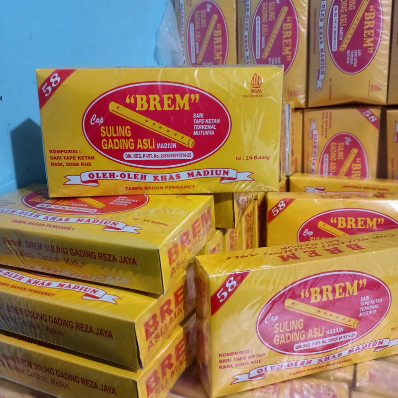 Jual [JUMBO] BREM SULING GADING ASLI MADIUN | Isi 4 Biji Besar | Oleh ...