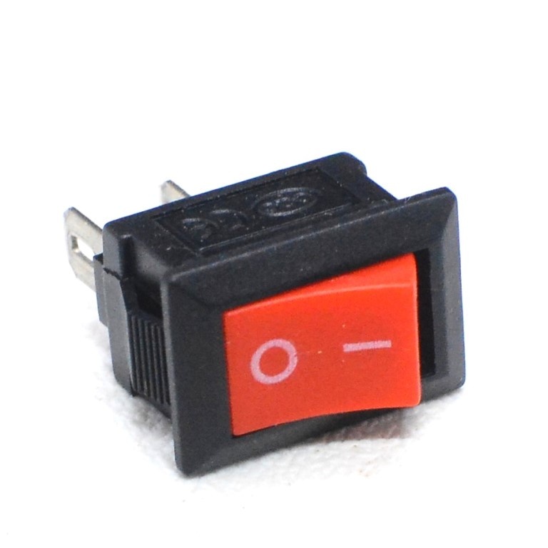 Jual RAK 1C SAKLAR ON OFF MERAH 2PIN Saklar On Off Merah 2pin 2 Pin ...