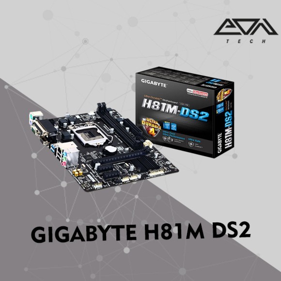 Jual GIGABYTE H81M DS2 / GA-H81M-DS2 MOTHERBOARD Micro ATX LGA1150 ...