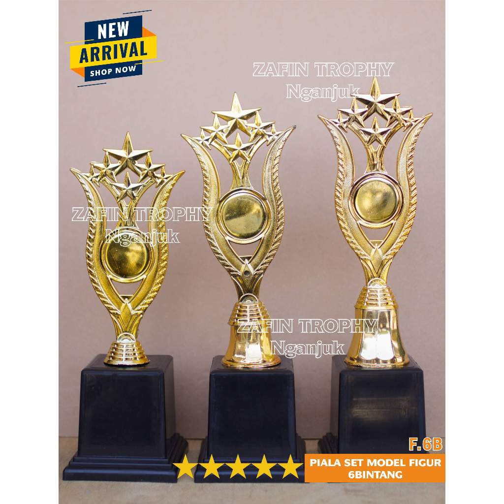 Jual PIALA FIGUR 6 BINTANG /PIALA SATU SET/PIALA SET MURAH | Shopee ...