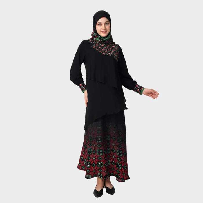 Jual Hikmat Abaya A5424 Warna Black | Shopee Indonesia